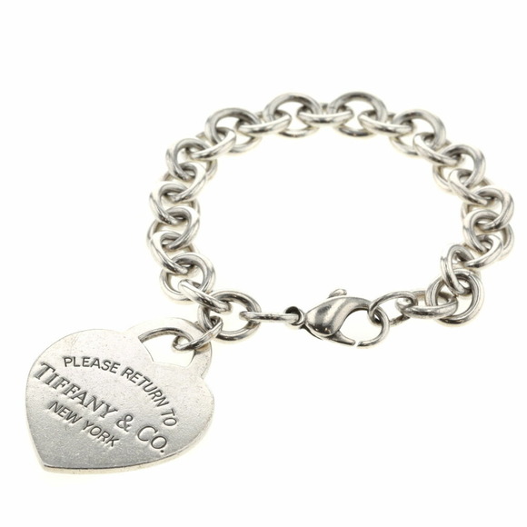 Tiffany & Co. | Jewelry | Tiffany Bracelet Rtt Return Toe Heart Tag ...